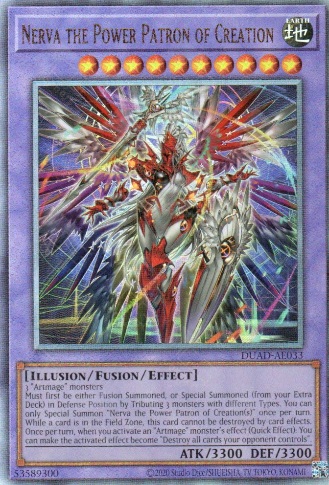 DUAD-AE033 Nerva the Power Patron of Creation (UL) – TCG Corner