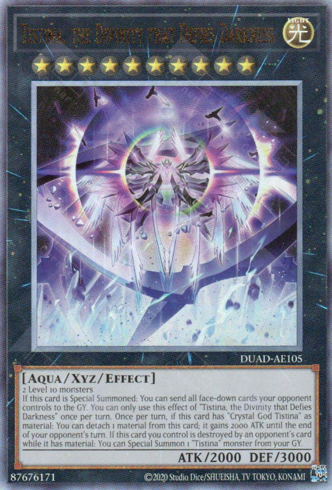 DUAD-AE105 Tistina, the Divinity that Defies Darkness (UL) – TCG Corner