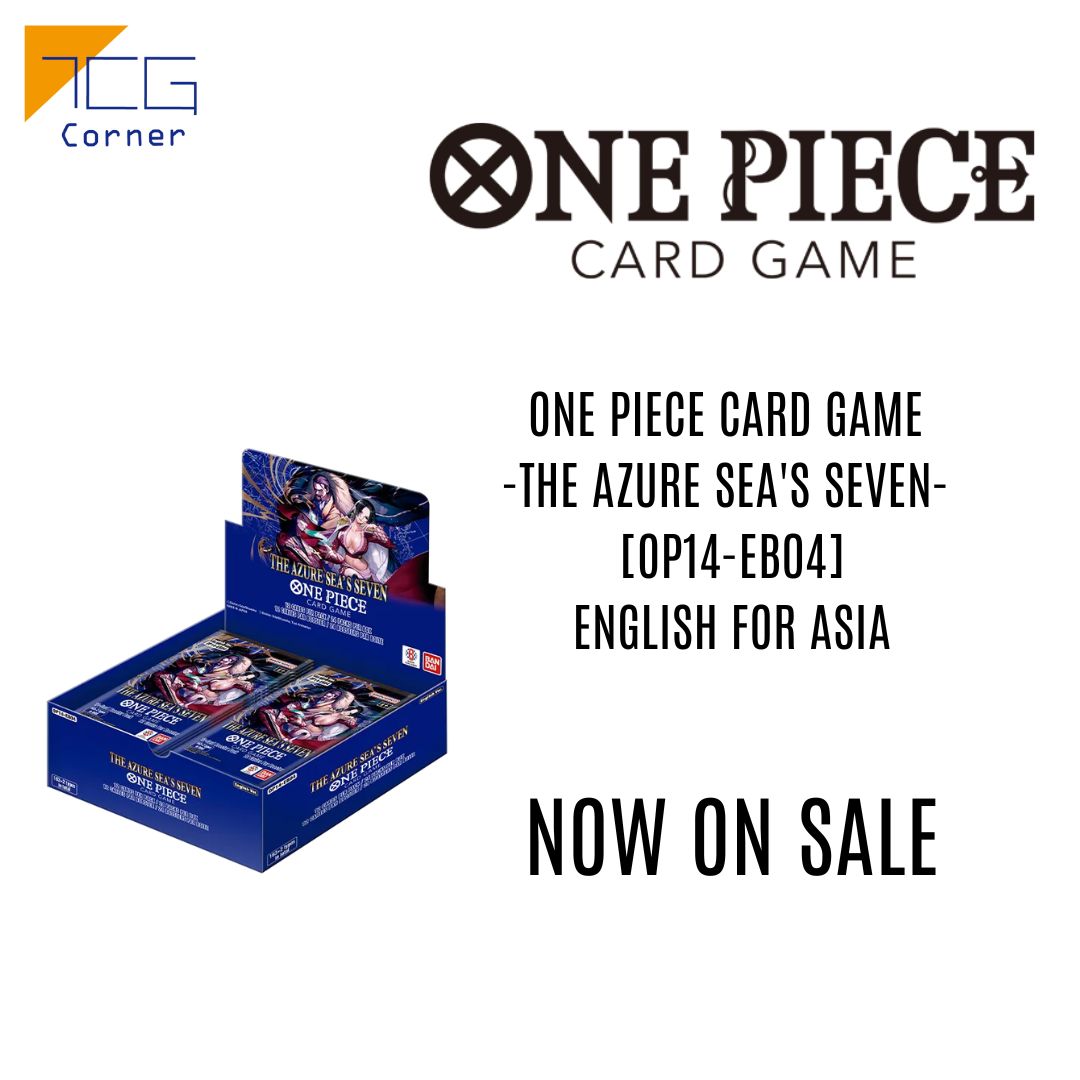 One Piece Card Game -THE AZURE SEA'S SEVEN- [OP14-EB04] Booster Box En ...