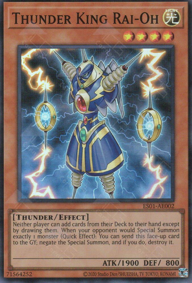 ES01-AE002 Thunder King Rai-Oh (SR) – TCG Corner