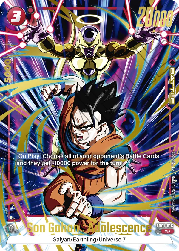 FB03-FB01-016 Son Gohan : Adolescence (R*) – TCG Corner