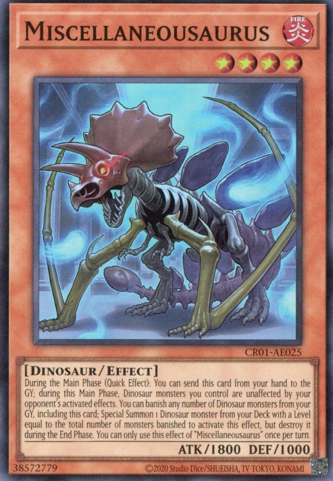 CR01-AE025 Miscellaneousaurus (SR) – TCG Corner