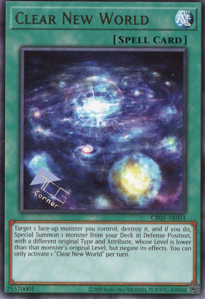 CR01-AE051 Clear New World (R) – TCG Corner