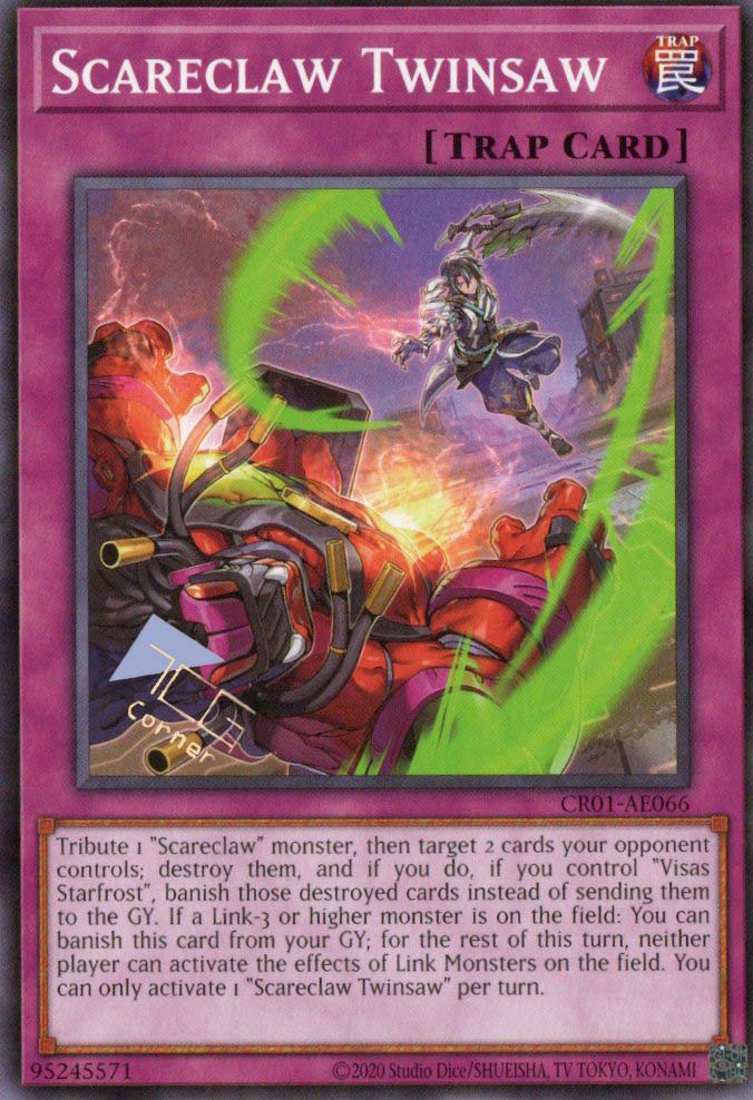 CR01-AE066 Scareclaw Twinsaw (N) – TCG Corner