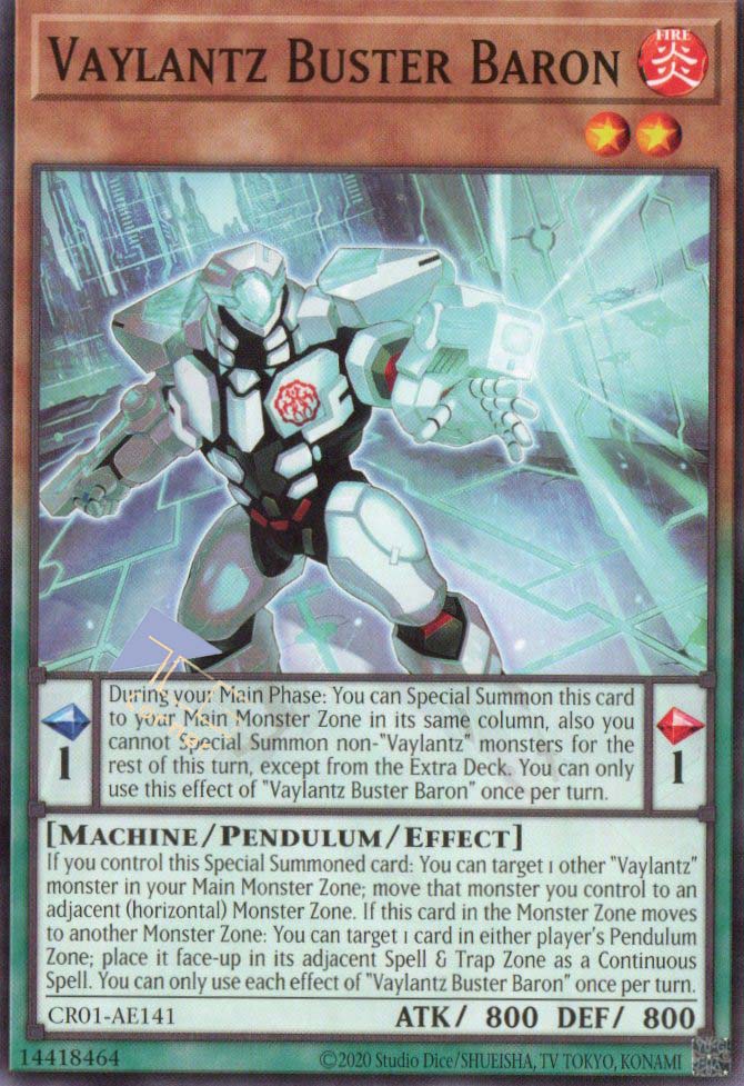 CR01-AE141 Vaylantz Buster Baron (N) – TCG Corner