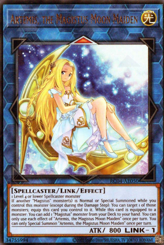 RC04-AE050 Artemis, the Magistus Moon Maiden (UL) – TCG Corner