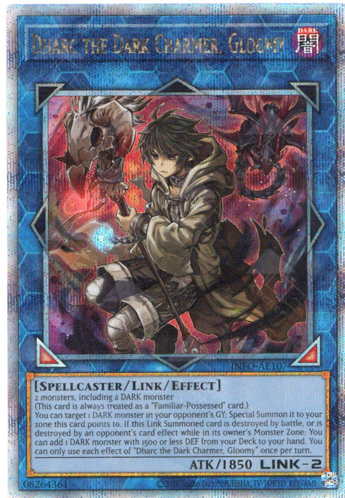 INFO-AE107 Dharc the Dark Charmer, Gloomy (QCSR) – TCG Corner