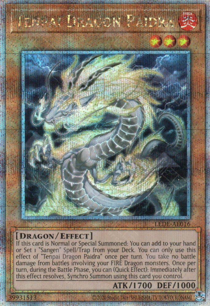 LEDE-AE016 Tenpai Dragon Paidra (QCSR) – TCG Corner