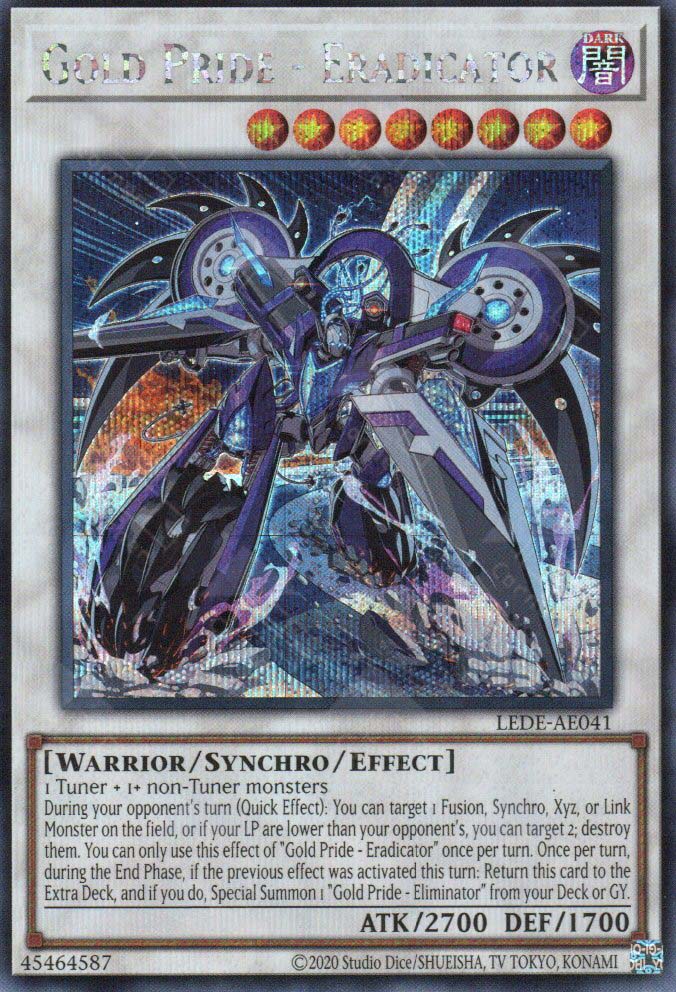 LEDE-AE041 Gold Pride - Eradicator (SER) – TCG Corner