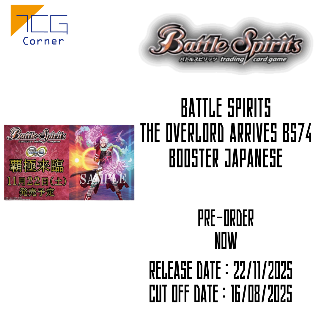 Battle Spirits The Overlord Arrives BS74 Booster Japanese Pre-Order – TCG Corner