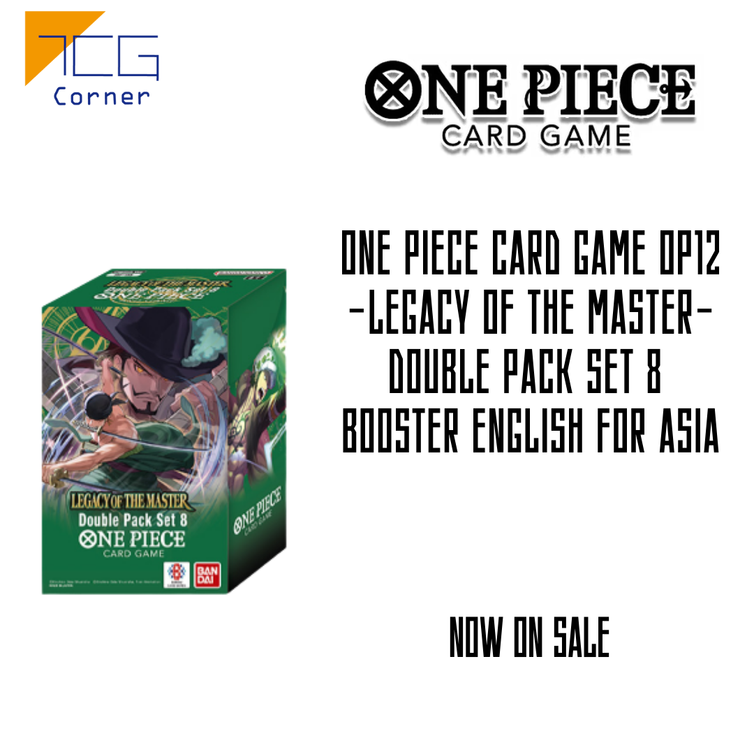One Piece Card Game OP12 LEGACY OF THE MASTER DP-08 Double Pack Set 8 ...