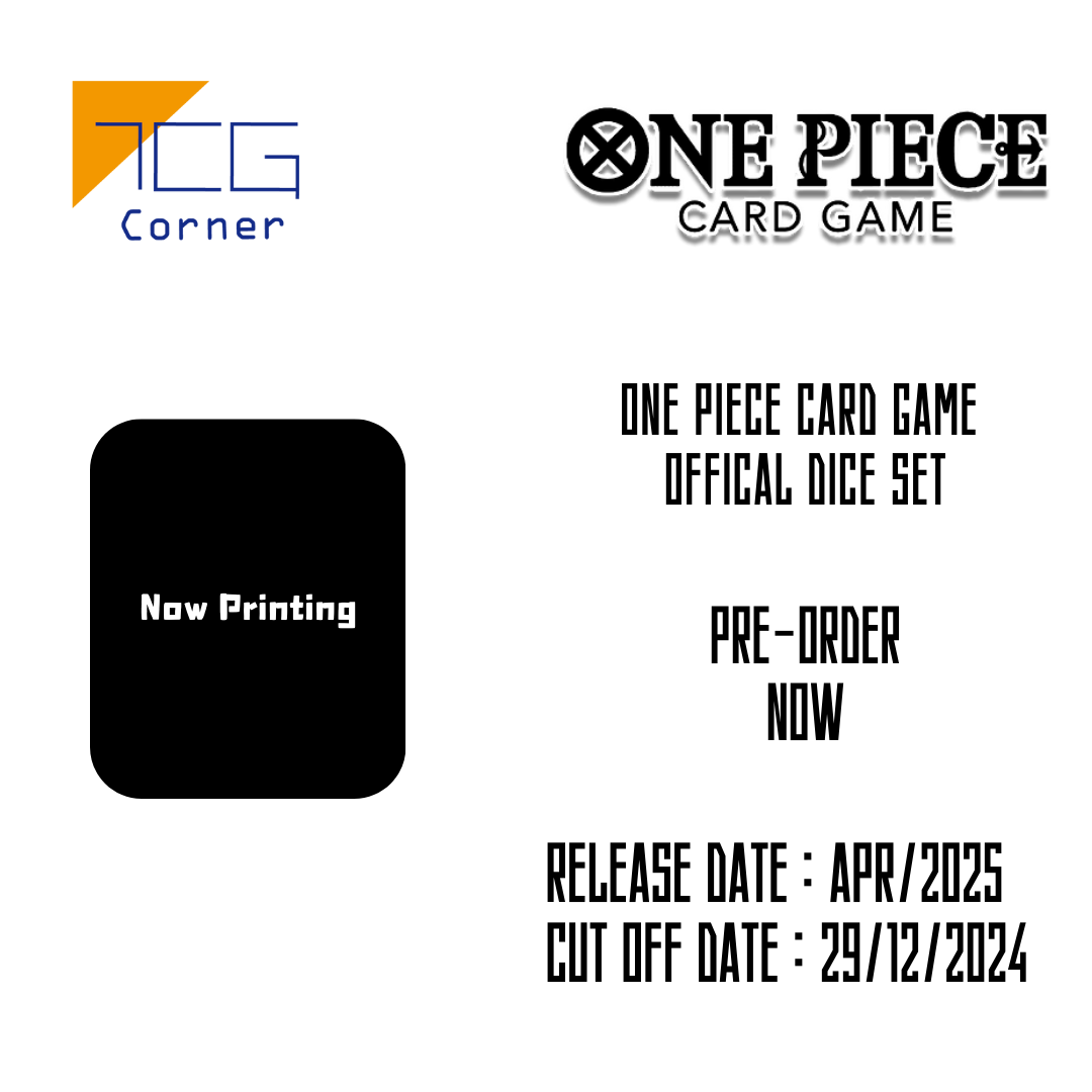 One Piece Card Game - Offical dice set Pre-Order – TCG Corner