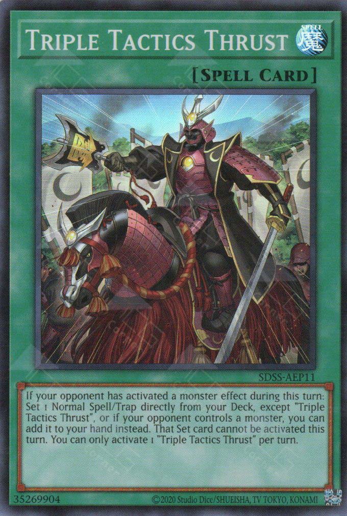 SDSS-AEP11 Triple Tactics Thrust (SR) – TCG Corner