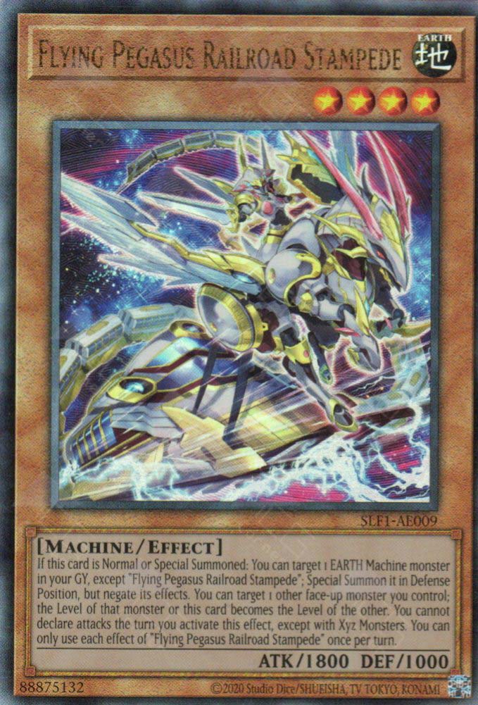 SLF1-AE009 Flying Pegasus Railroad Stampede (UL) (Alternate Art) – TCG Corner