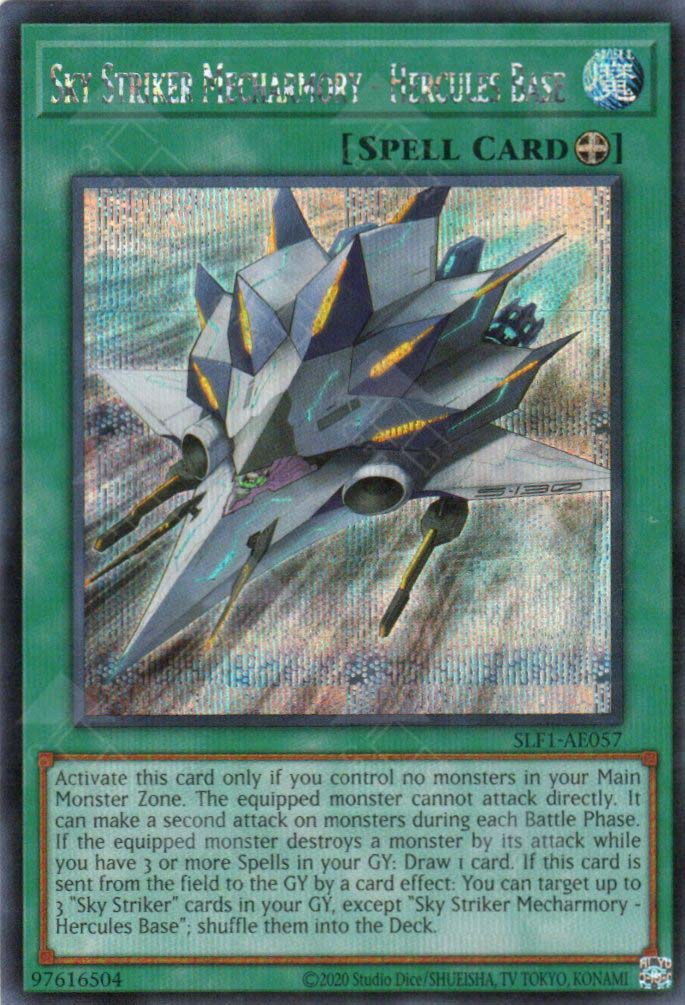 SLF1-AE057 Sky Striker Mecharmory - Hercules Base (SER) – TCG Corner