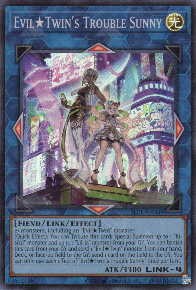 SLF1-AE088 Evil?Twin's Trouble Sunny (SR) – TCG Corner