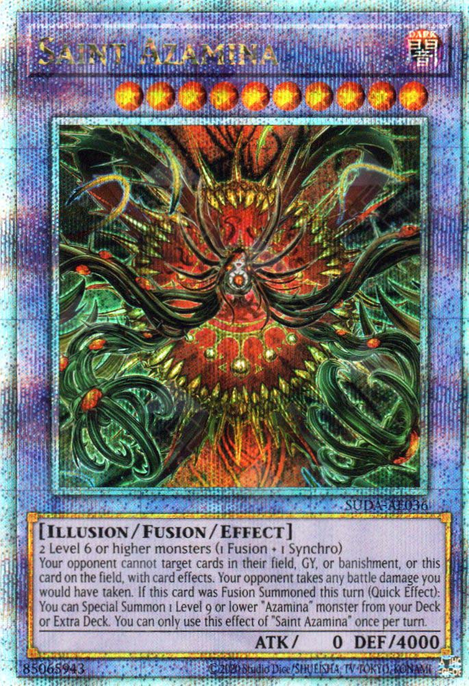 Suda-AE036 Saint Azamina (QCSR) – TCG Corner