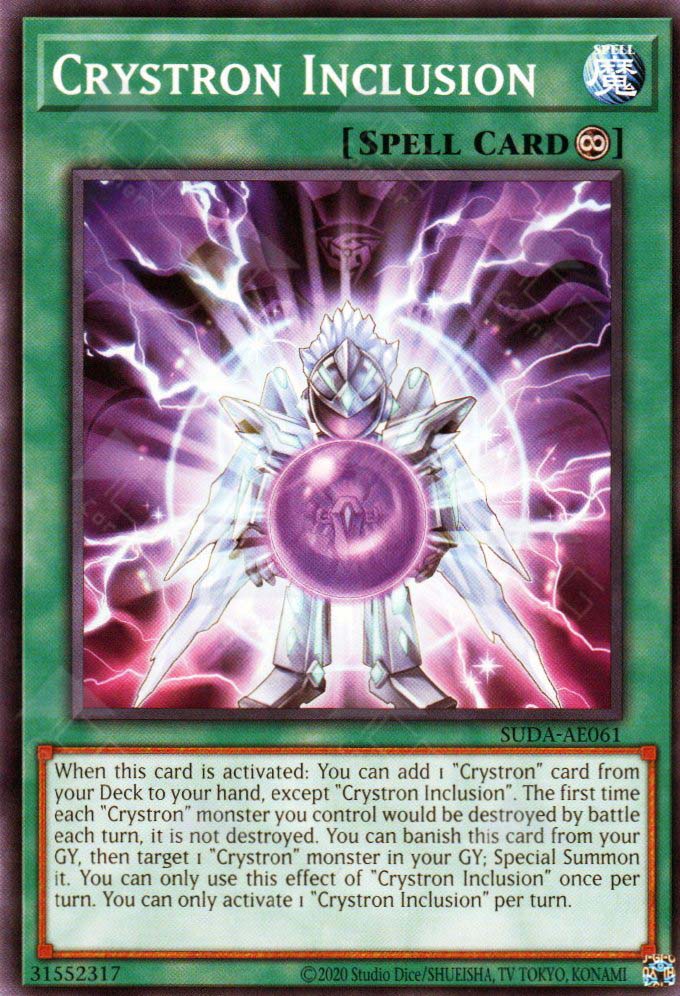 Suda-AE061 Crystron Inclusion (N) – TCG Corner