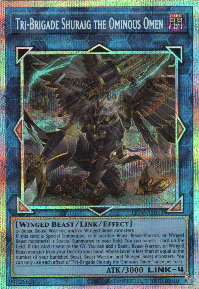 TFTV-AE011 Tri-Brigade Shuraig the Ominous Omen (PSER) – TCG Corner