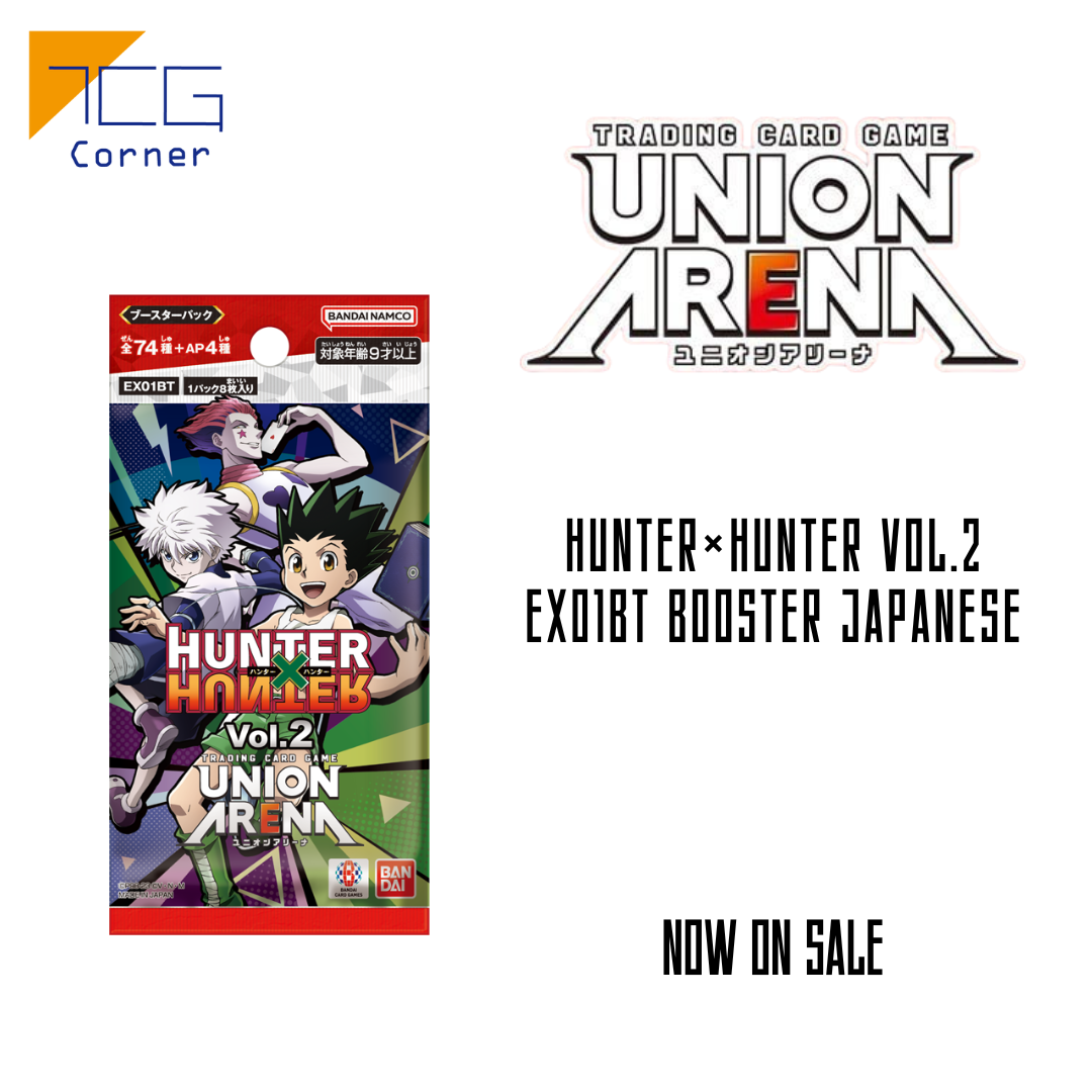 Union Arena HUNTER×HUNTER Vol.2 EX01BT Booster Japanese – TCG Corner