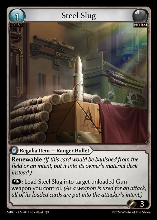 MRC-014 Steel Slug (Rare) – TCG Corner