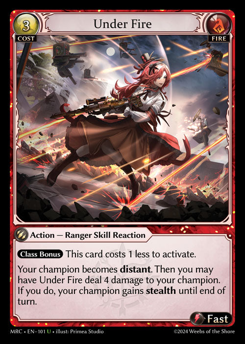 MRC-101 Under Fire (Uncommon) – TCG Corner