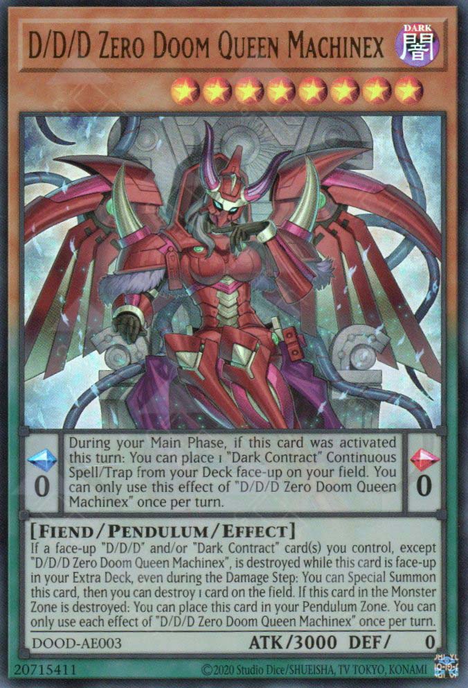 DOOD-AE003 D/D/D Zero Doom Queen Machinex (UR) – TCG Corner