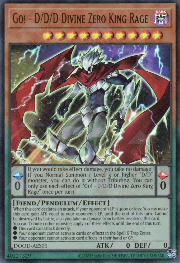 DOOD-AES01 Go! - D/D/D Divine Zero King Rage (UR) – TCG Corner