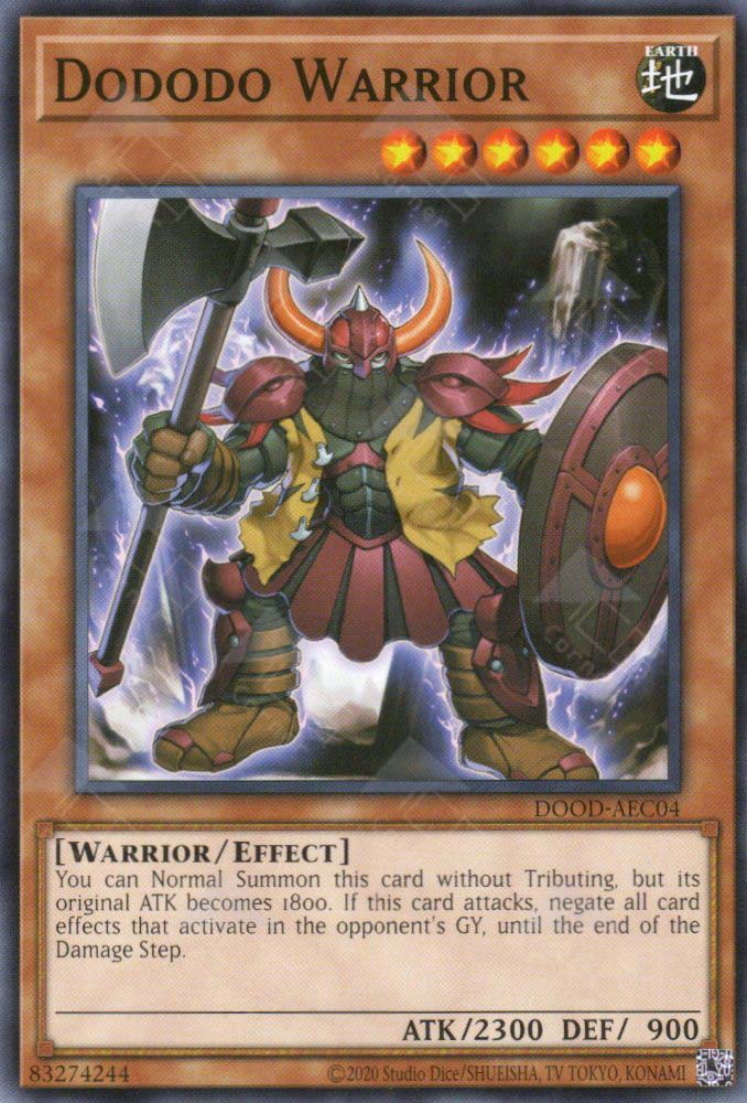 DOOD-AEC04 Dododo Warrior (N) – TCG Corner